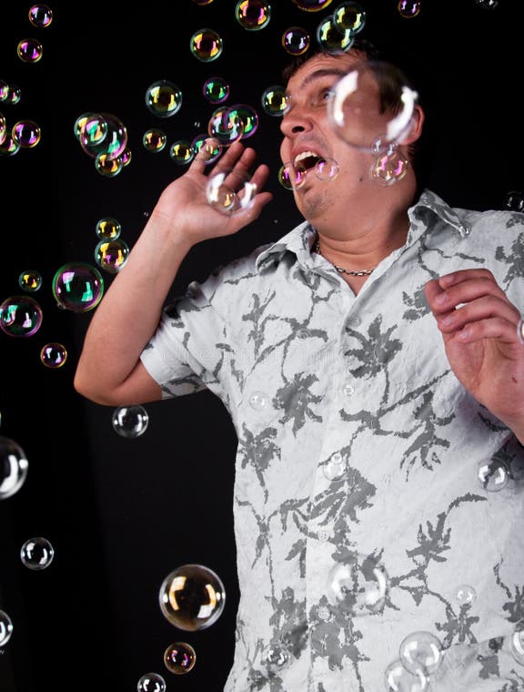 Scary bubbles stock image. Image of astonishment, shocked - 11012605