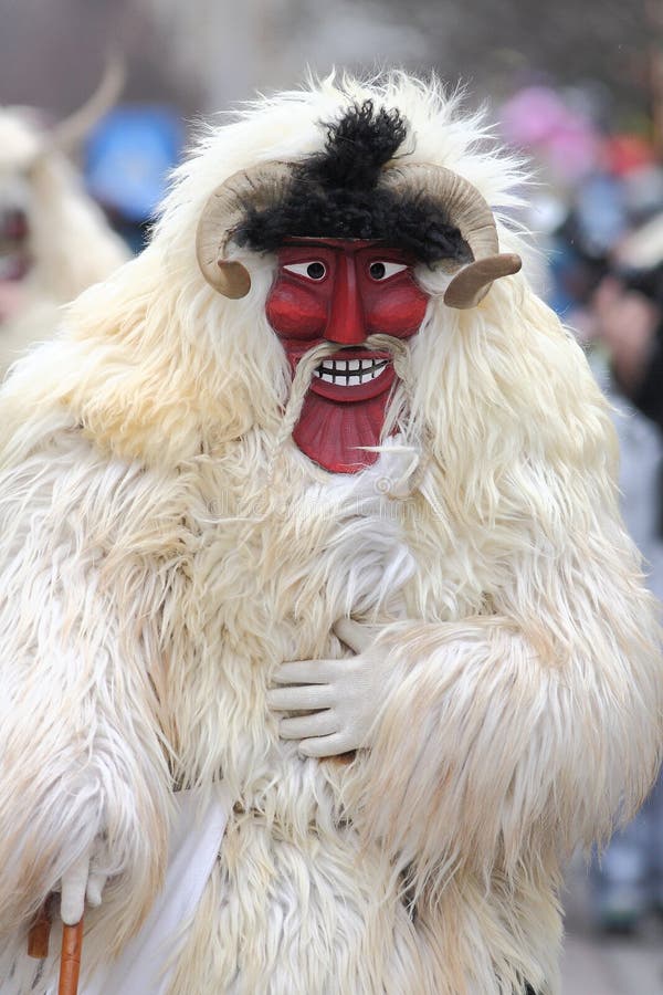 Devil Mask from Perchtenlauf, Graz Editorial Photography - Image of ...