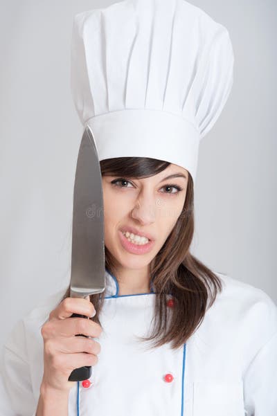 Scary cook stock image. Image of menacing, recipe, chef - 26823907