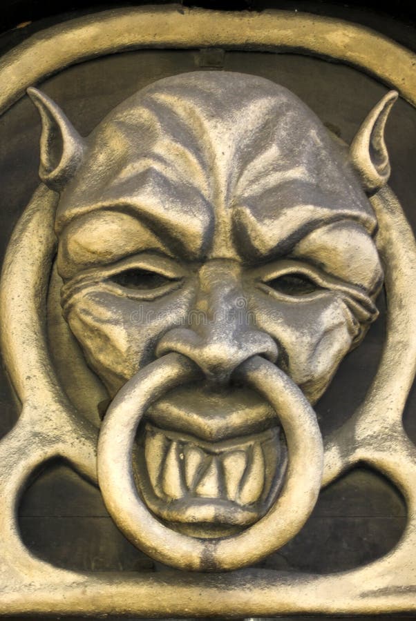 Scary creature stock image. Image of eery, statue, beast - 1736527