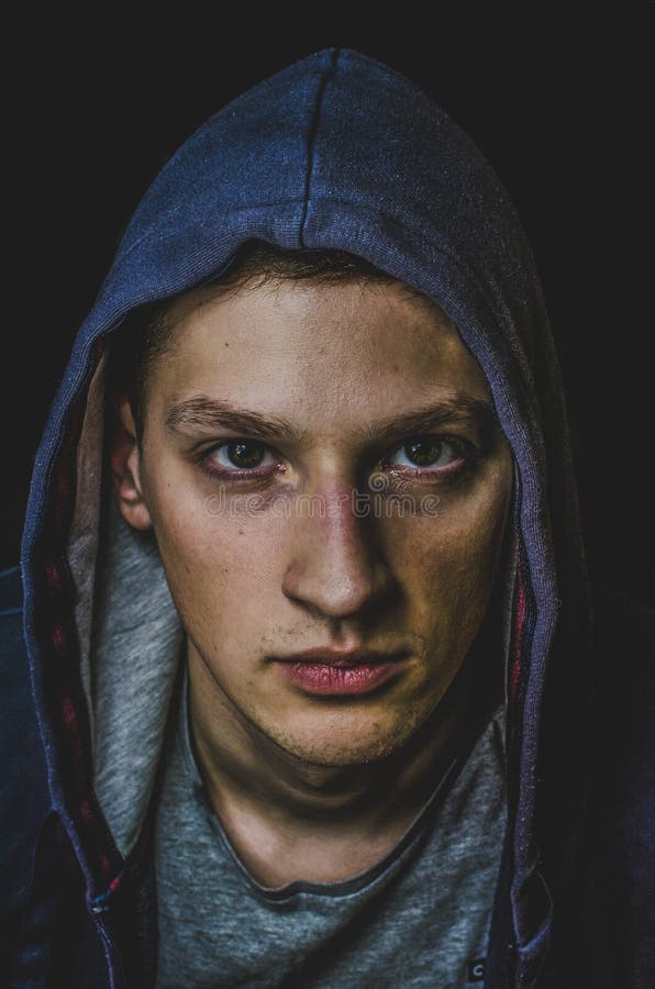 Man in Darkness stock photo. Image of dark, angry, halloween - 121468420