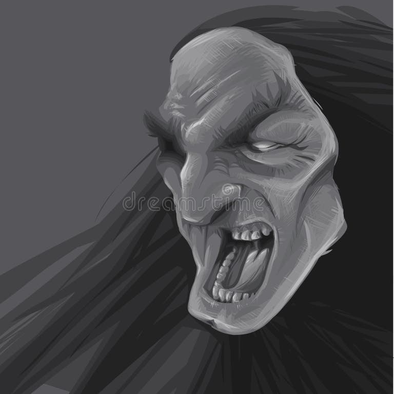 Scary Human Face Stock Illustrations – 12,553 Scary Human Face Stock ...