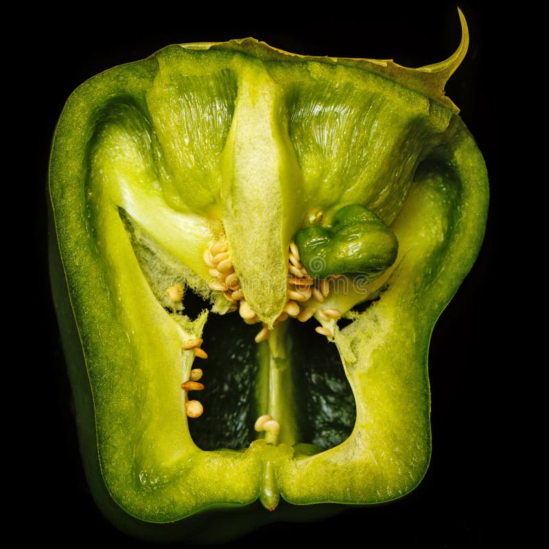 Scary face of pepper stock photo. Image of descriptive - 90772244