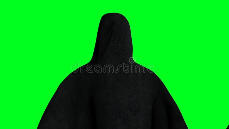 Scary Fear Ghost Animation . 3d Realistic Render. Stock Illustration ...
