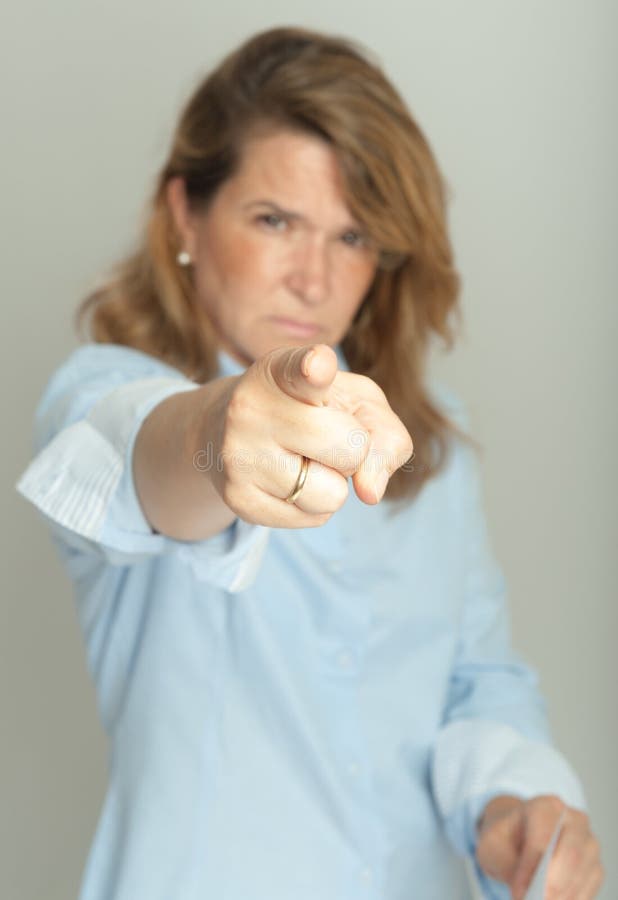 Scary female boss stock image. Image of female, feelings - 38922503
