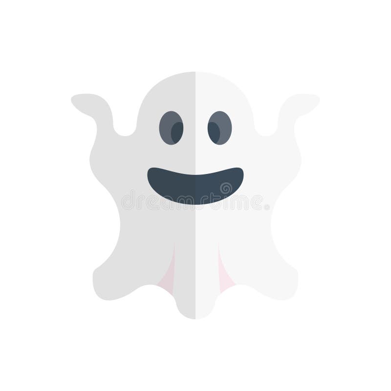 Scary flat color icon stock vector. Illustration of fear - 193919357