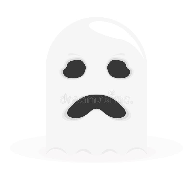 Scary ghost icon stock vector. Illustration of icon - 198186990