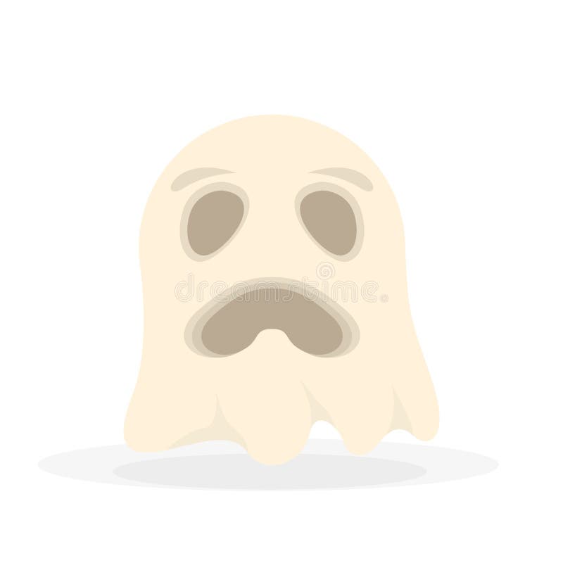 Scary ghost icon stock vector. Illustration of ghost - 198188137