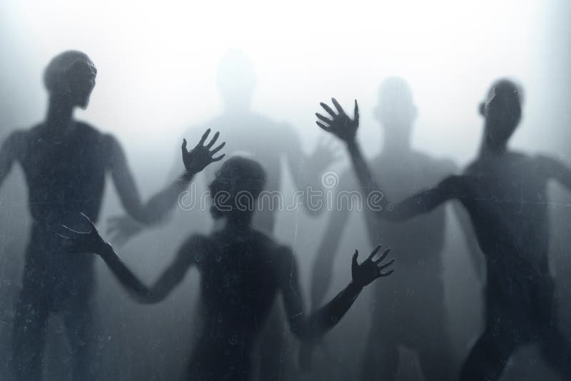 Scary Ghost Trapped, Halloween Themes Stock Photo - Image of creature ...