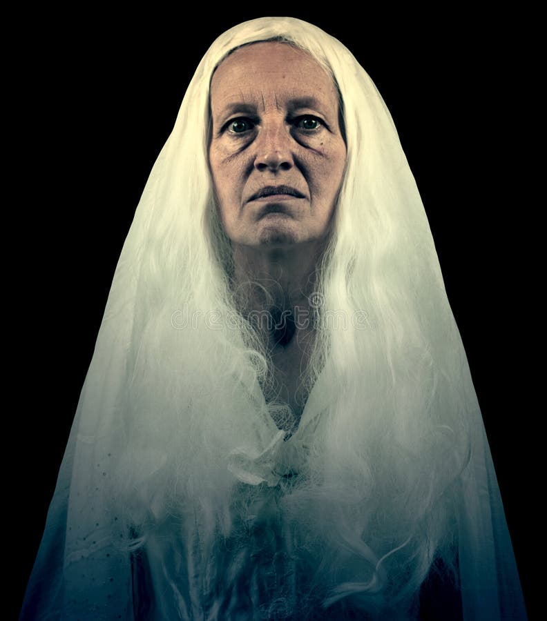White Female Ghostly Haunting Figure Stock Photos - Free & Royalty-Free ...