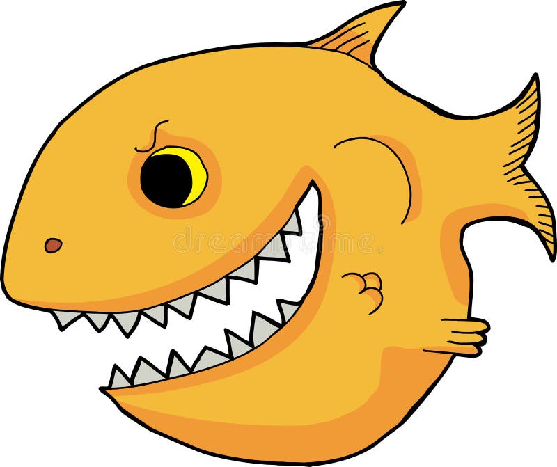 Scared Fish Clipart