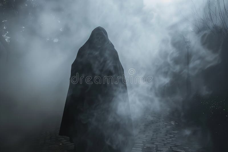 Scary Grim Reaper with Sharp Scythe in Hell with Dark Dramatic Color ...