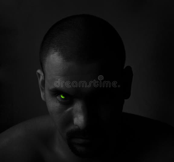 Scary guy stock image. Image of shade, animal, serious - 11419613
