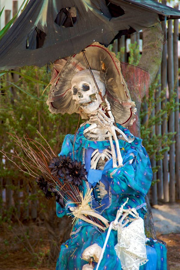 Scary Halloween decoration stock image. Image of holiday - 34459173