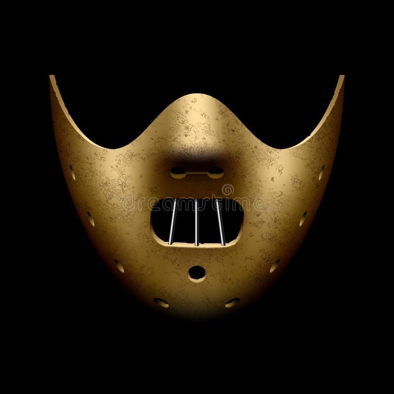 Scary Halloween mask stock vector. Illustration of front - 26501323