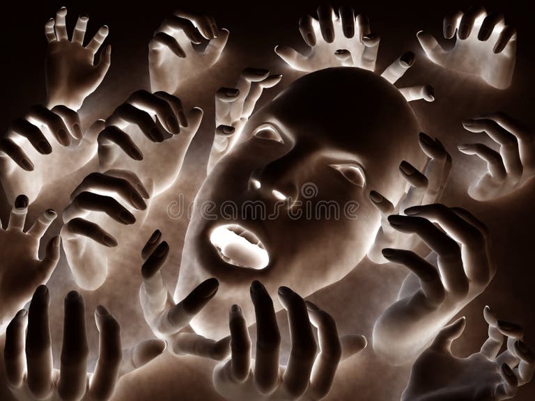 Scary Head 45 stock image. Image of concept, face, adult - 2327461