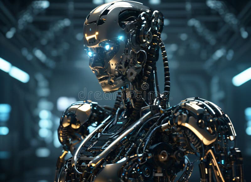 Scary Humanoid AI. the Future of Robotics and Artificial Intelligence ...