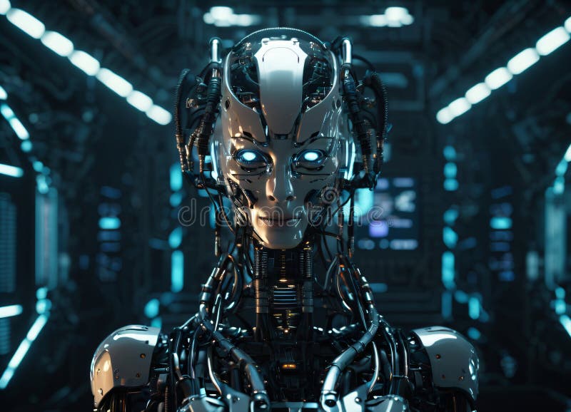 Scary Humanoid AI. the Future of Robotics and Artificial Intelligence ...