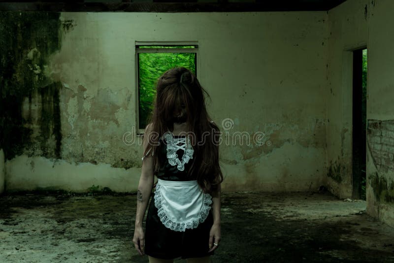 The Scary Maid ghost story stock photo. Image of dark - 39645924