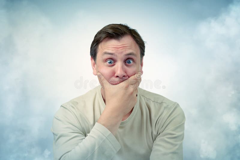 Scary Man, Deep Fear Concept Stock Image - Image of bankruptcy ...