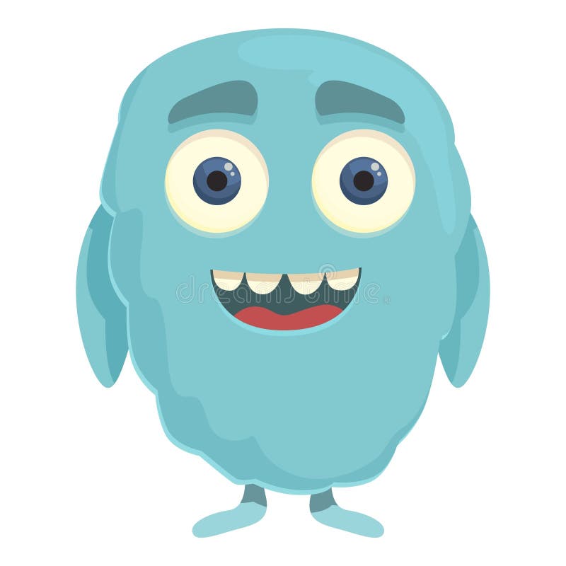 Scary Monster Icon Cartoon Vector. Troll Fun Stock Vector ...