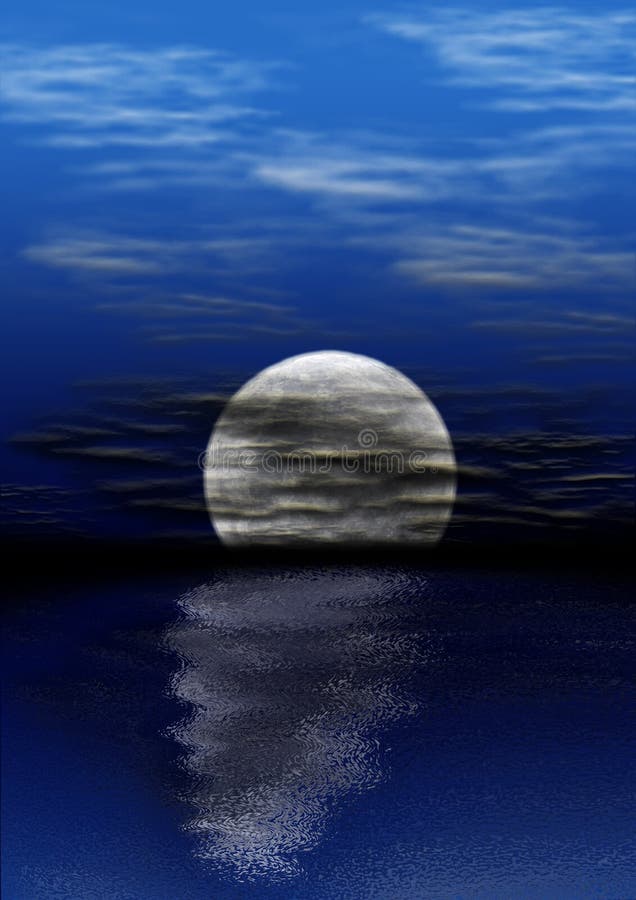 Scary moon stock illustration. Illustration of star, constellation ...