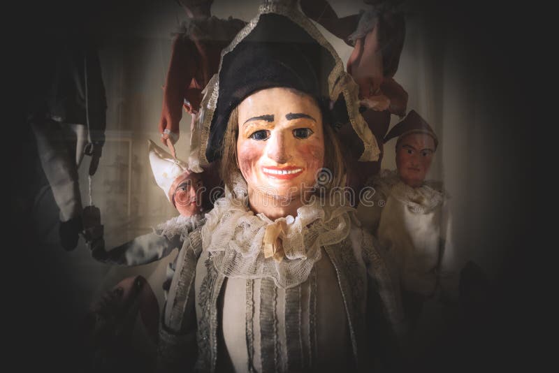 Scary puppets stock image. Image of puppet, background - 93435421