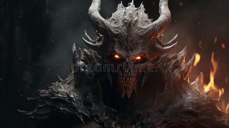 Demonic Features Stock Illustrations – 110 Demonic Features Stock ...