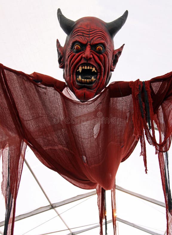 Scary red Devil / Vampire stock photo. Image of fear - 11595416