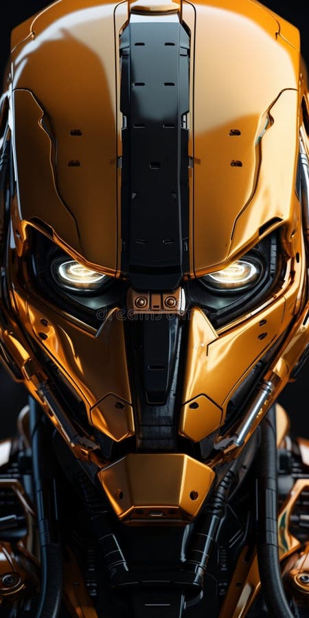 Scary Robot Woman Android. Old Metal, Mechanisms, Gears Stock ...