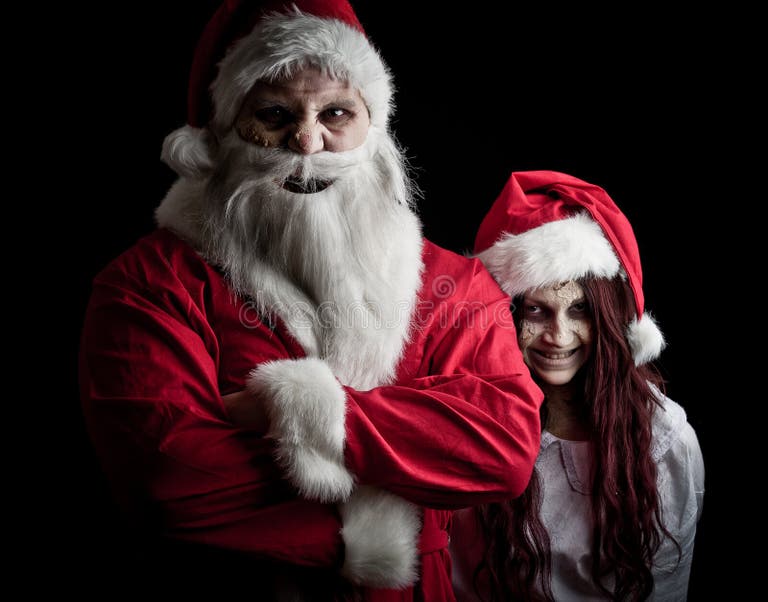 Scary santa stock photo. Image of scary, merry, portrait - 17471580