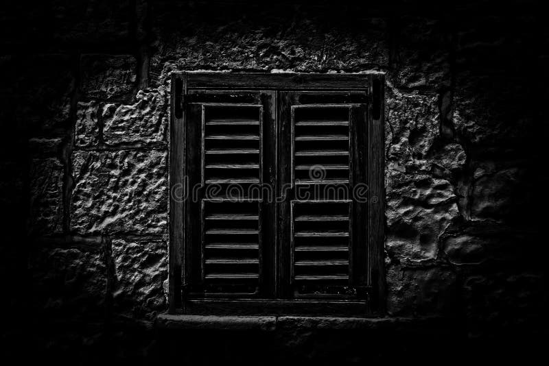 The Scary Window stock image. Image of door, vintage - 133844087