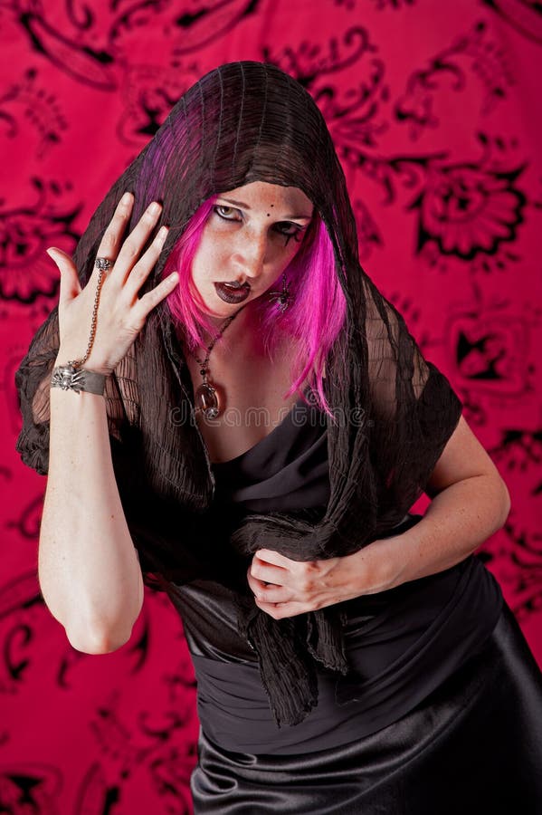 Witchy Woman stock image. Image of human, fantasy, black - 11730967