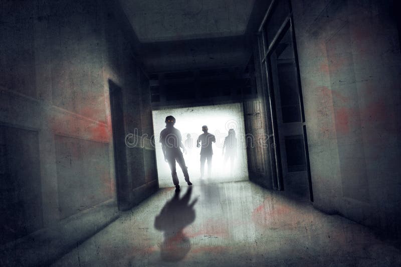 Scary zombies stock image. Image of concept, fear, evil - 78956033