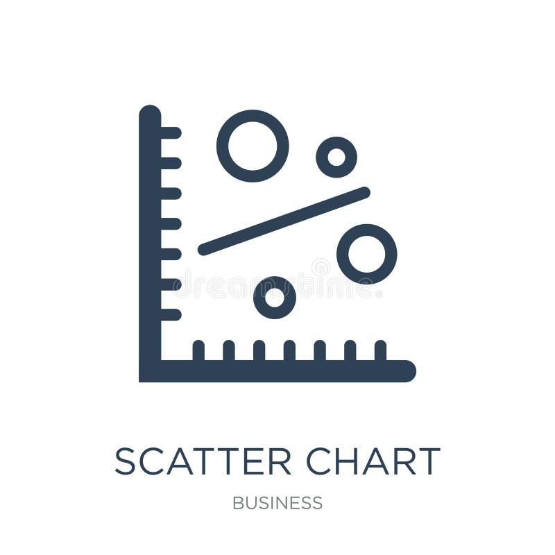 Scatter Chart Line Icon Vector Black Illustration Stock Vector ...