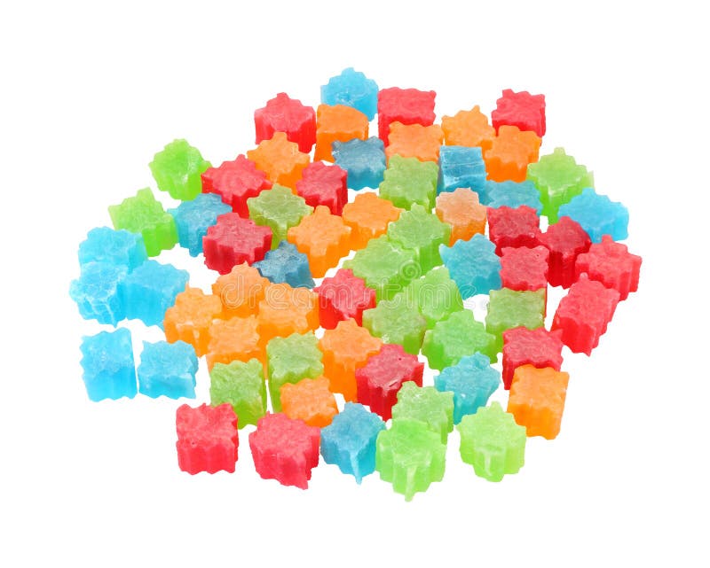 Scatter color crispy jelly stock photo. Image of delicious - 76412654
