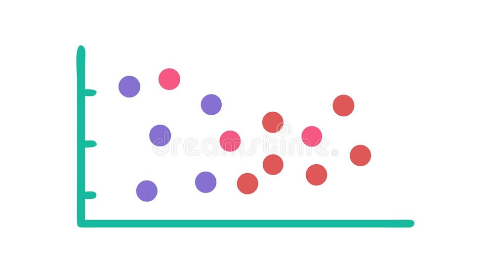 Scatter Plot Graph Outline, Data Visualization, Vector Design Generative AI Stock Vector ...