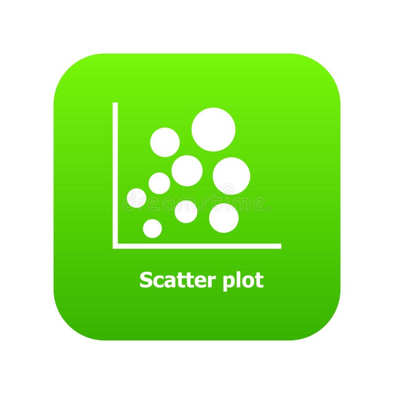Scatter Plot Icons Set 9 Color Collection Stock Vector - Illustration ...