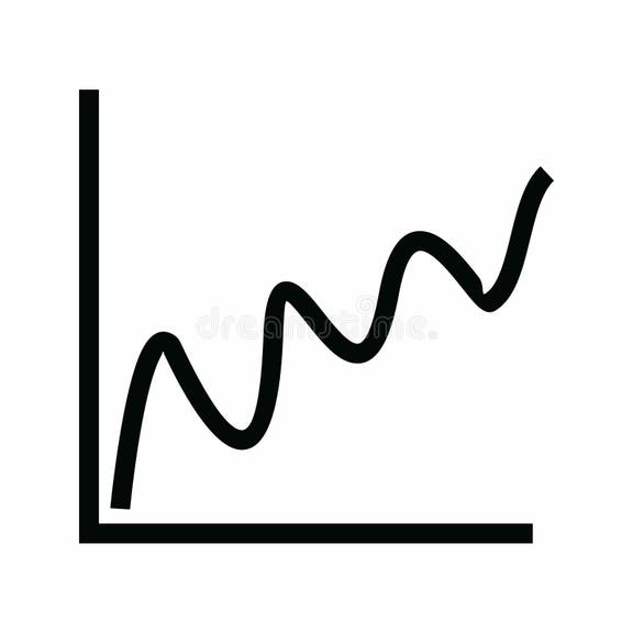 Scatter Plot II Icon Vector Stock Vector - Illustration of growth ...