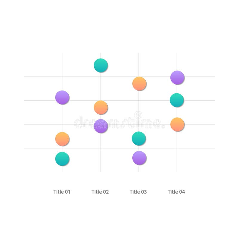 Scatter Plot Infographic Chart Design Template Stock Vector ...