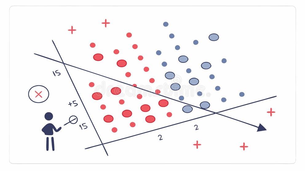 Scatter Plot Infographic Data Distribution and Correlation Analysis Generative AI Stock Vector ...