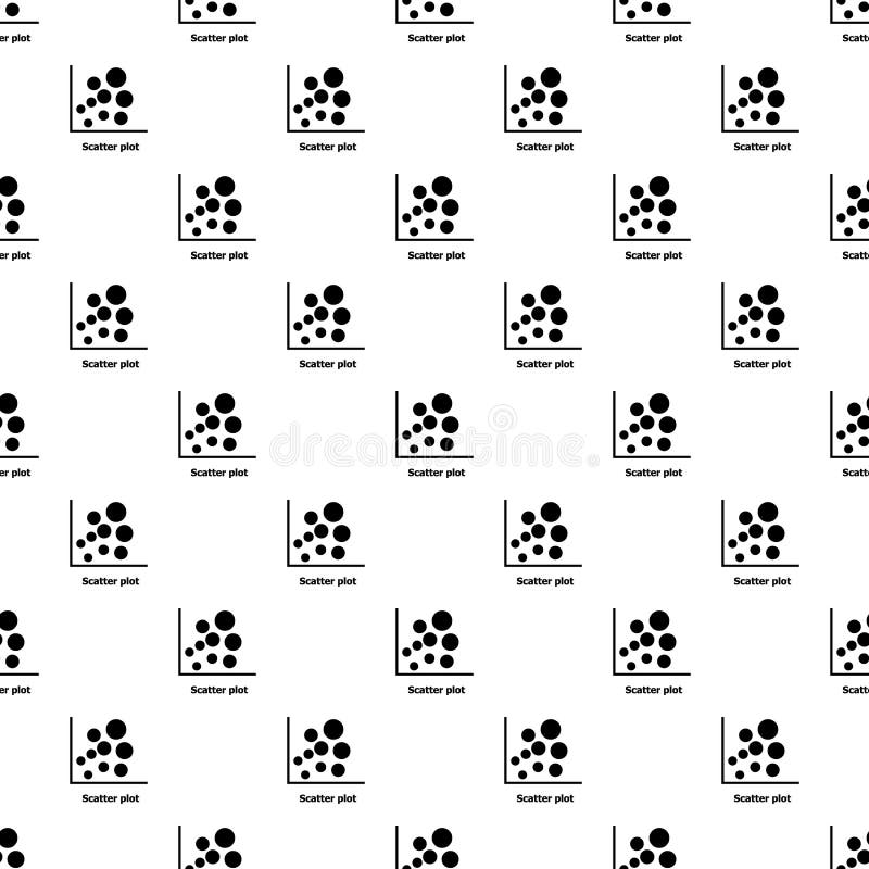 Scatter Plot Pattern Vector Seamless Stock Vector - Illustration of ...