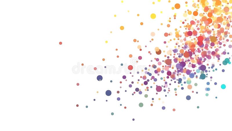 A Scattered Array of Colorful Circles Creating a Vibrant and Playful ...