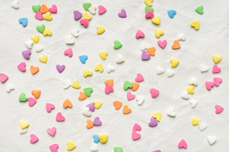 Scattered candy hearts stock image. Image of group, decoration - 96186345