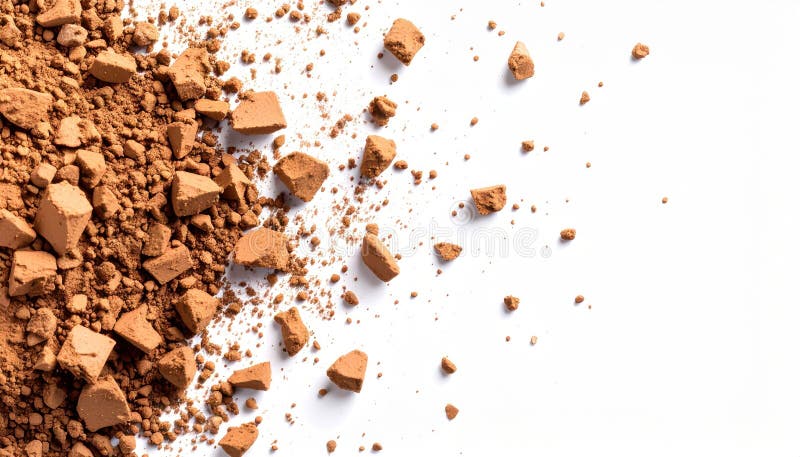 Scattered Clay Particles Texture Detail, Unprocessed Image of Scattered ...