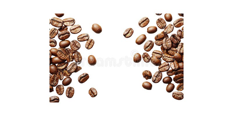 Scattered Coffee Beans. Aromatic Beverage Ingredient and Caffeine ...