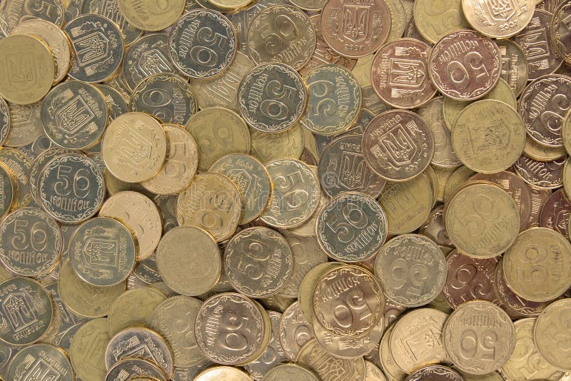 Scattered coins. stock photo. Image of coin, fund, fortune - 13273020