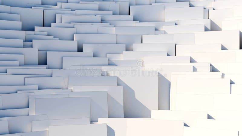 Scattered Cubes - 8k Abstract Background Stock Illustration ...