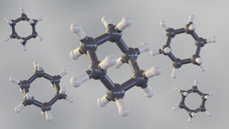Cyclohexane Molecules Stock Footage & Videos - 1 Stock Videos