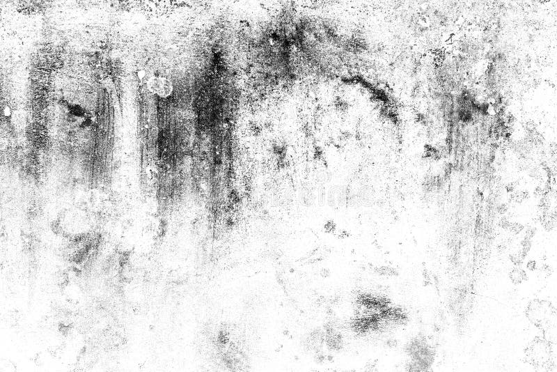 Scattered Dark Grunge Texture on the White Plaster Wall Surface Stock ...